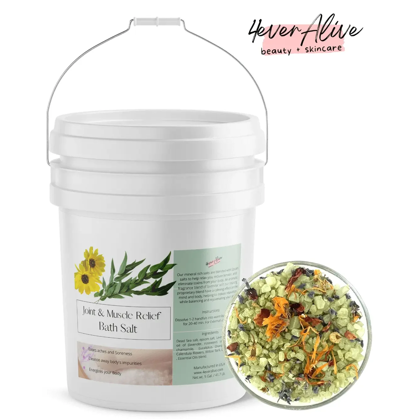 Joint Relief Bath Salt for Muscles and Joints – 4EverAlive Labs